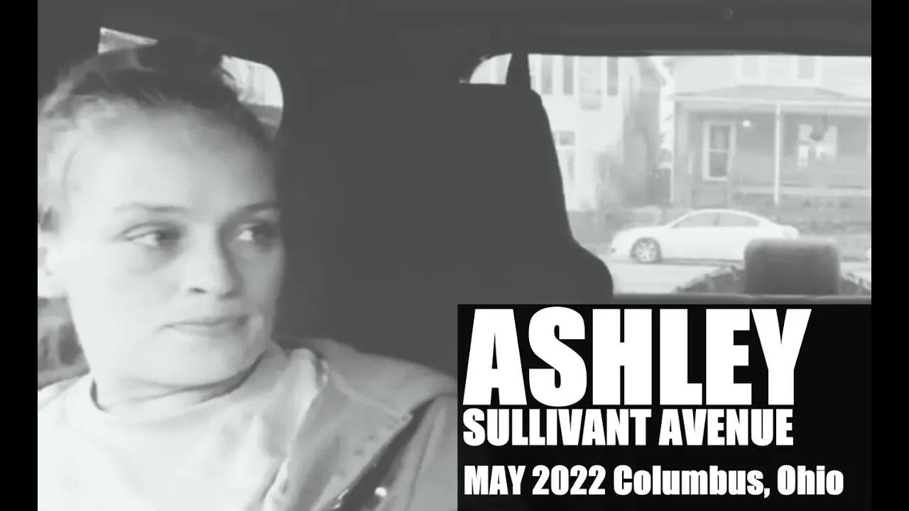 Vergessene Menschen: Ashley, Sullivant Avenue, Columbus, Ohio, USA, Mai ...