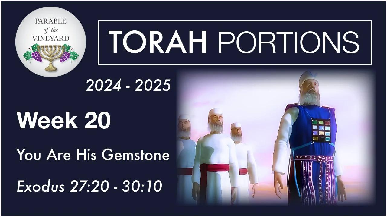Torah Portion Week 20 - Exodus 27:20 - 30:10 (You Are YHWH's TREASURE ...