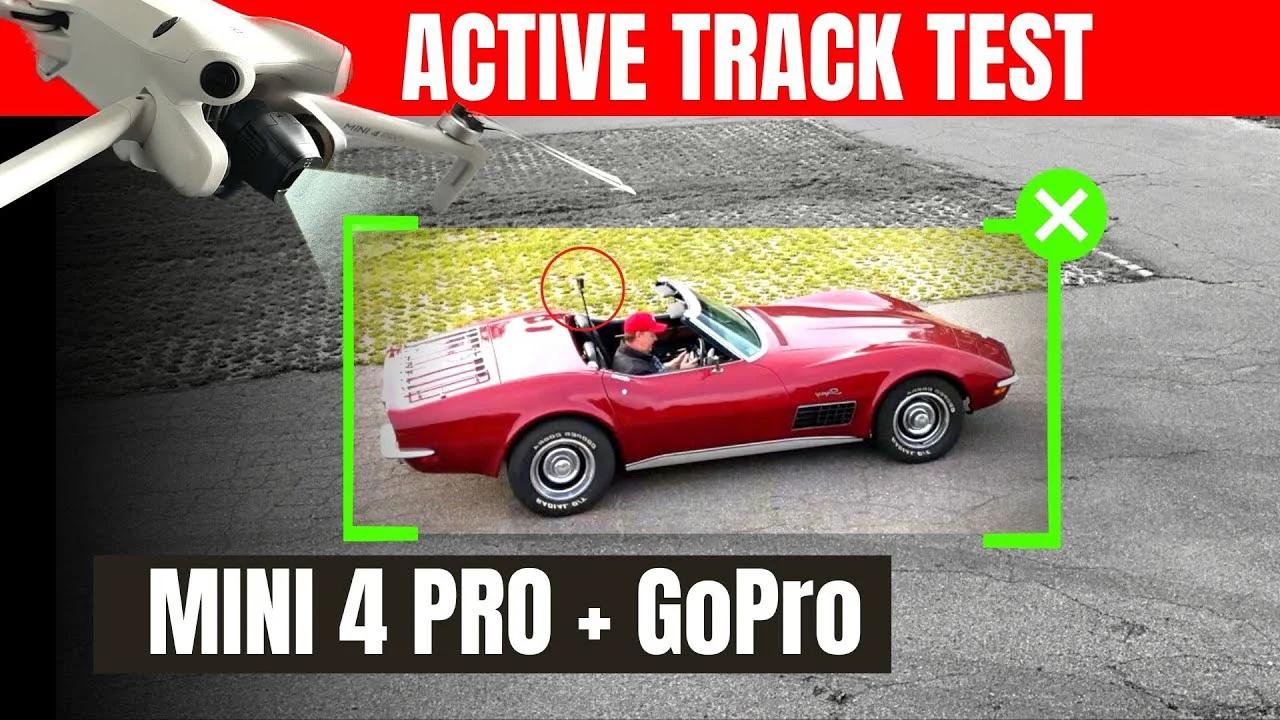 DJI Mini 4 Pro Active Track Test with GoPro Hero 12 + MAX (vlog test)