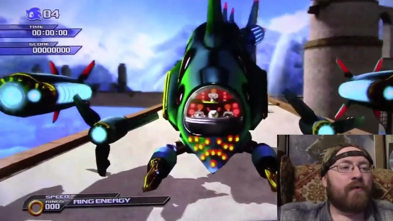 Let's Play: Sonic Unleashed (PS3) Part 8 - The Egg Devil Ray Boss