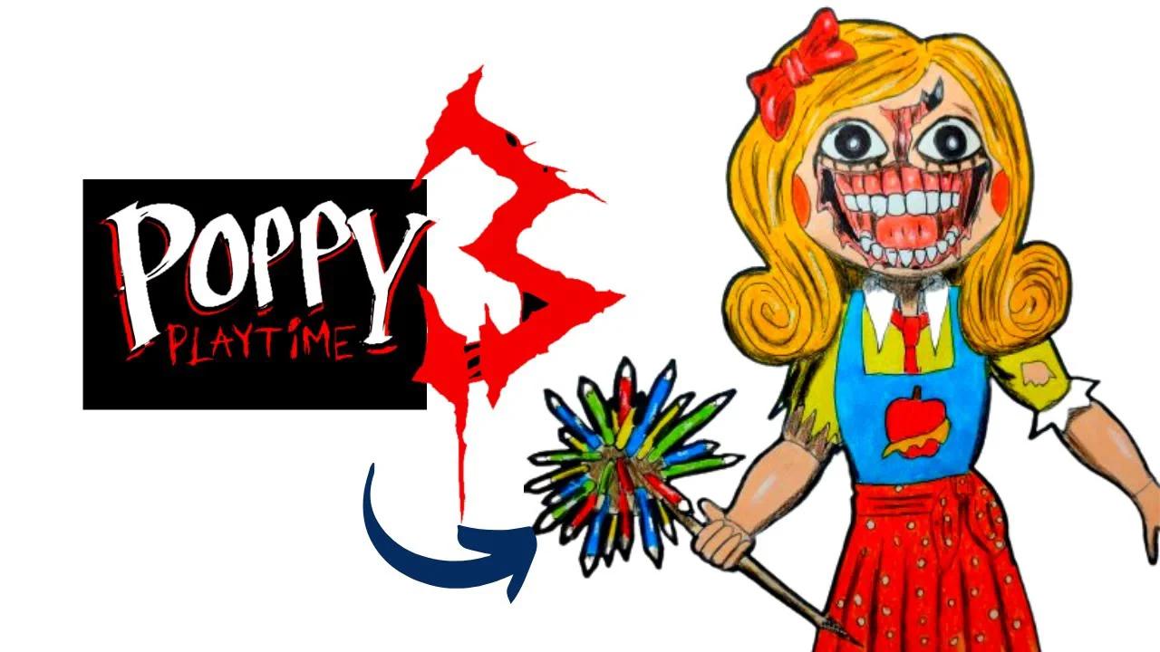 Cómo DIBUJAR a😨MISS DELIGHT (Profesora) de POPPY PLAYTIME 3 / How to ...