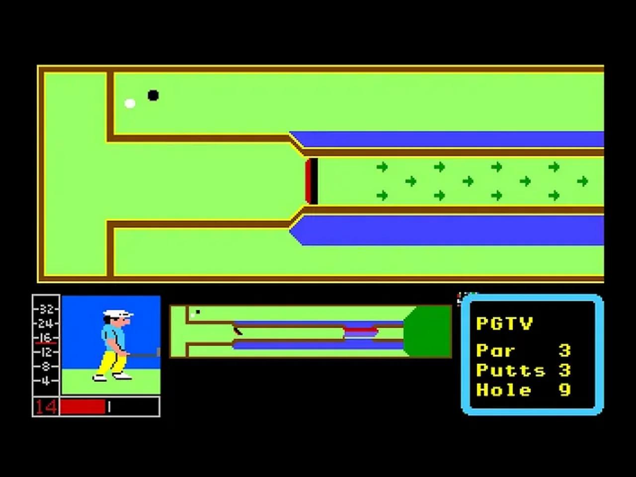 Apple IIGS game: Mini-Putt (1988 Accolade)