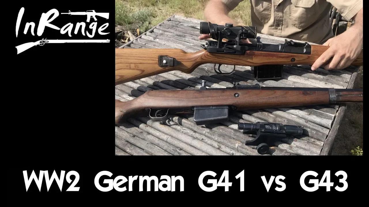 WW2 German Semi-Automatic Rifles: The G41 vs the G43