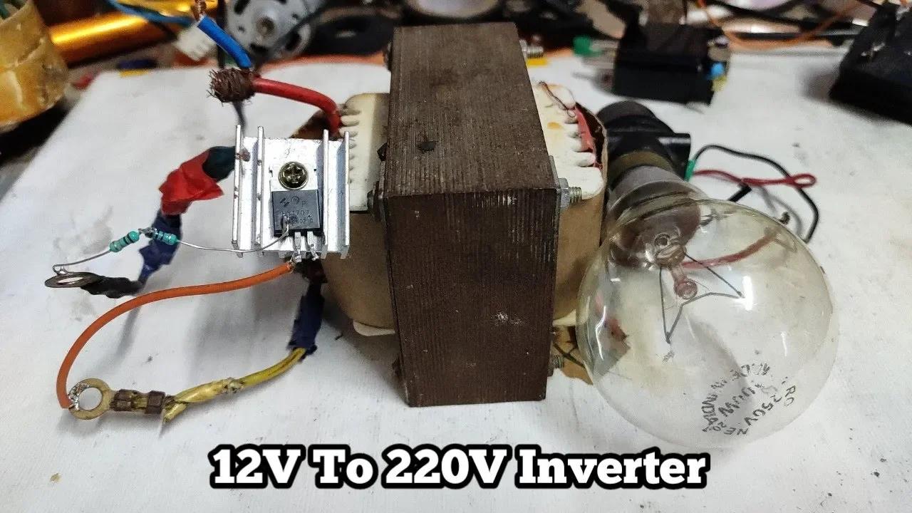 How to Make Simple 12V TO 220V Inverter IRFZ44N , No IC