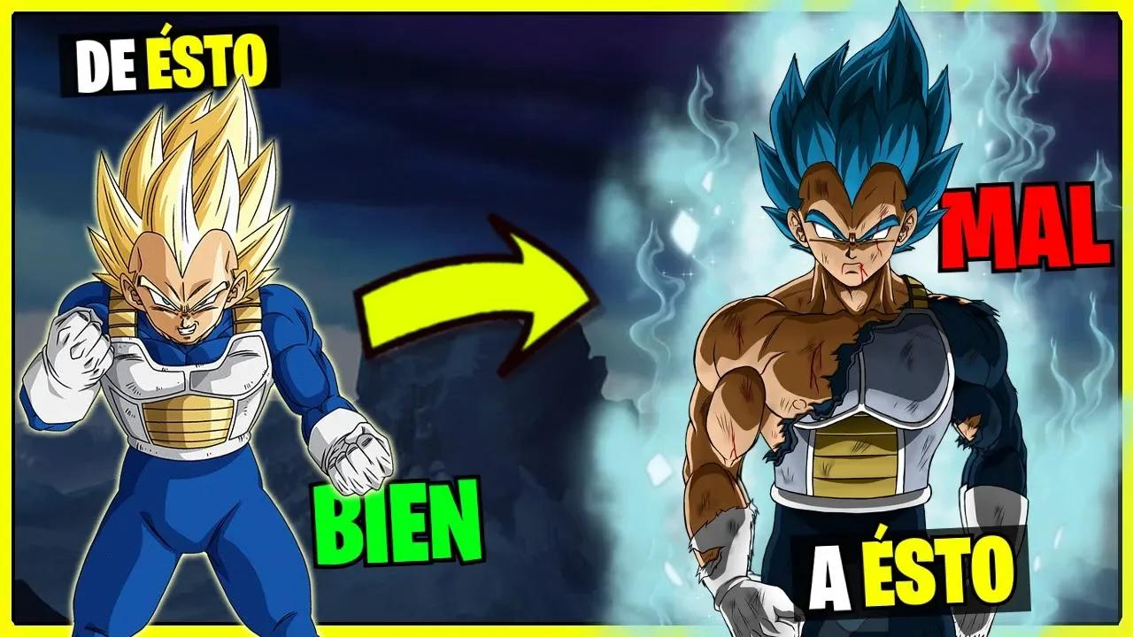 Mi PROBLEMA con VEGETA y sus TRANSFORMACIONES "FUERA de PANTALLA"