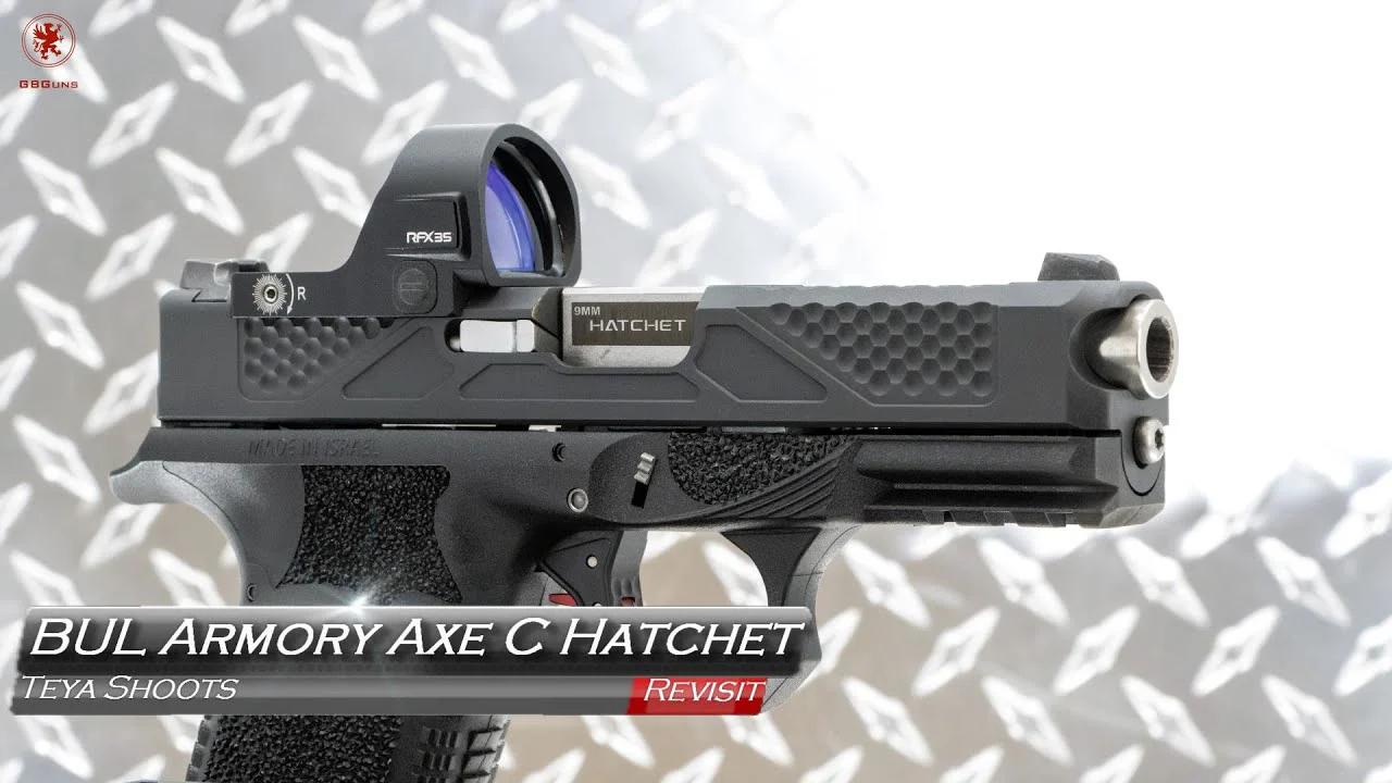 BUL Armory Axe C Hatchet w/ Viridian RFX35 Quick Shoot by Teya