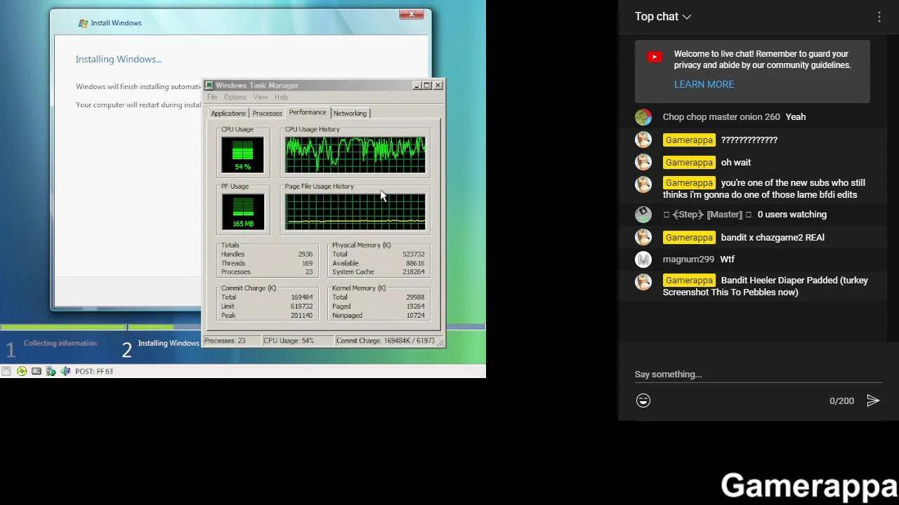Windows Vista Build 5342 on 86box