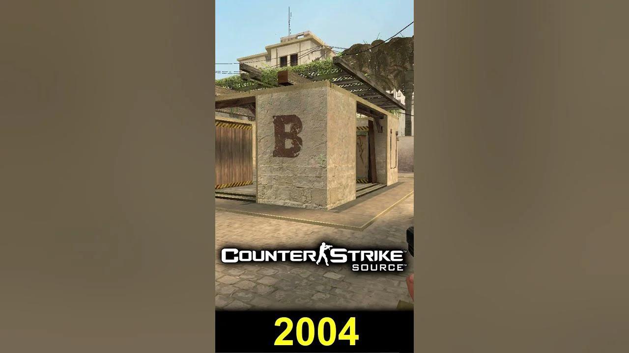 Counter-Strike Mirage map Evolution (2000-2023) or Mirage Bombsite B ...
