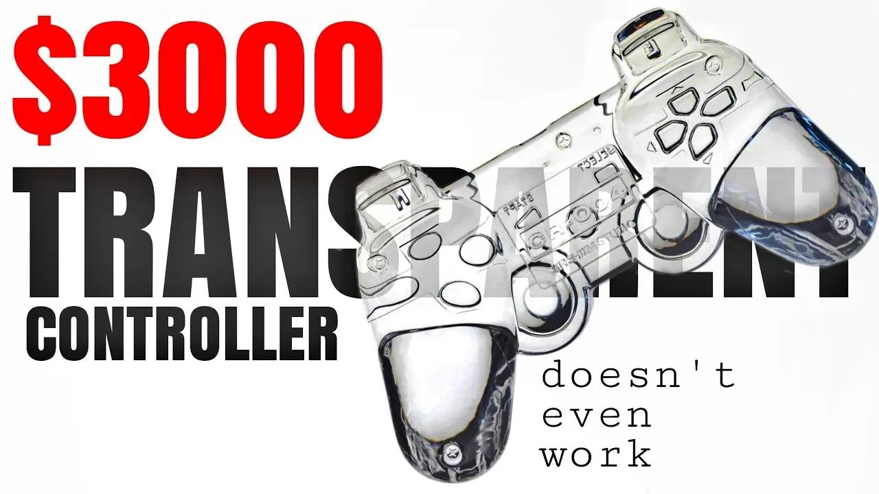 This Crystal Playstation Controller costs $3000!