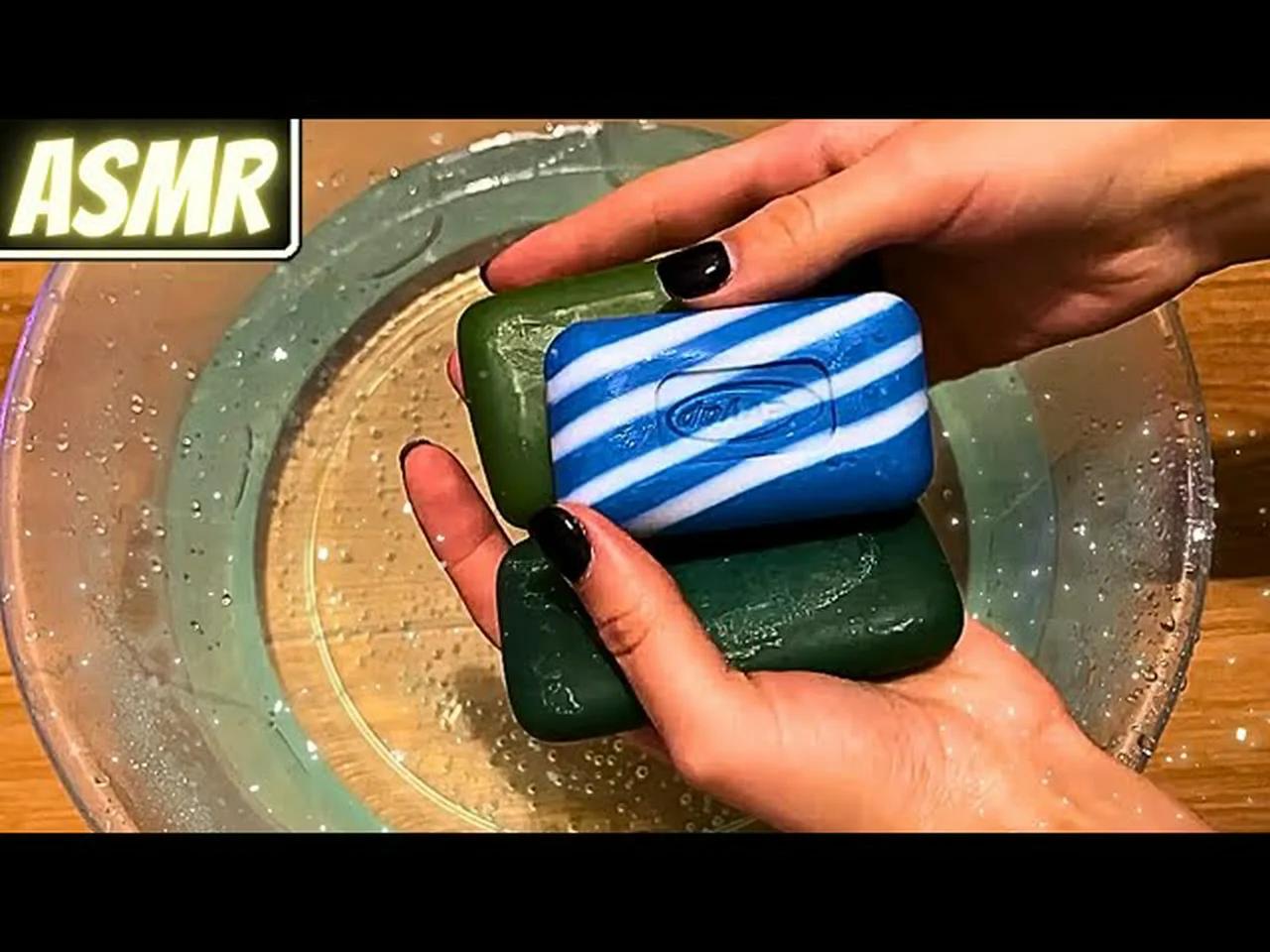 ASMR 🌸 VERY MUSHY SOAP 💚💙 SOAKED SOAP and SPONGE 🌸🌺 SUPER SATISFYING ASMR VIDEOS 💝