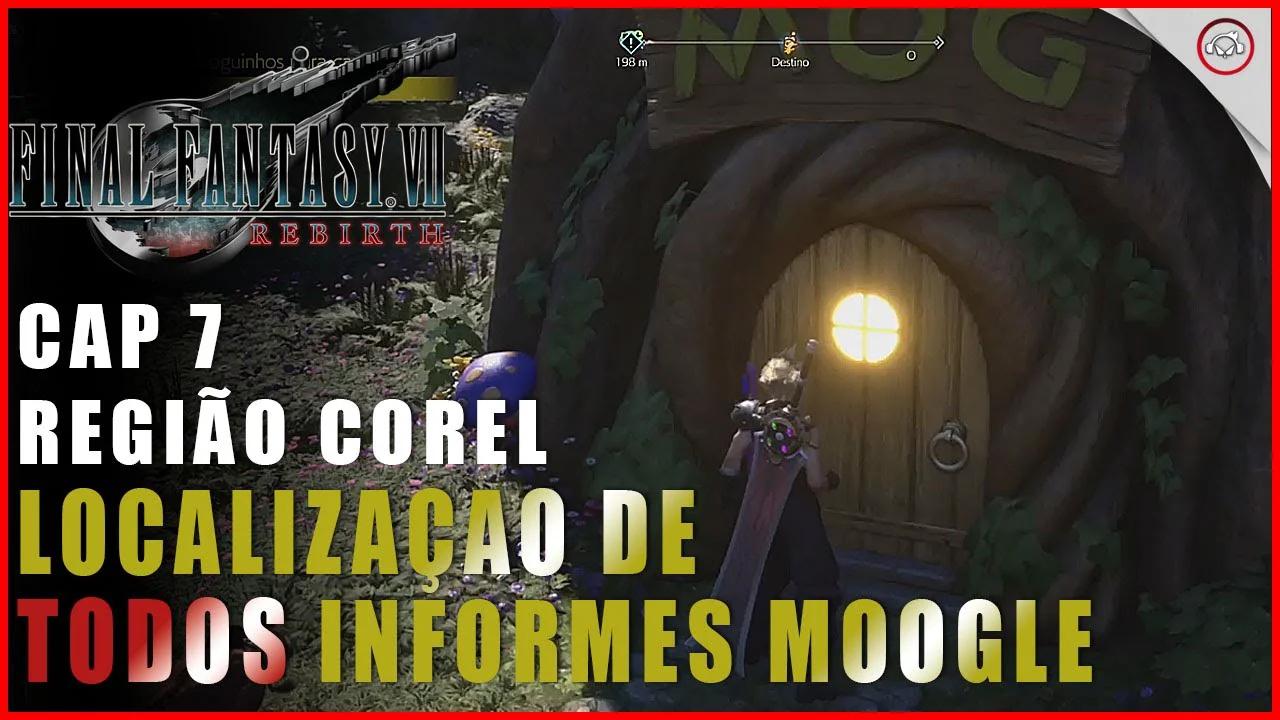 Final Fantasy vii rebirth, A localização de todos informes de Moogle no ...