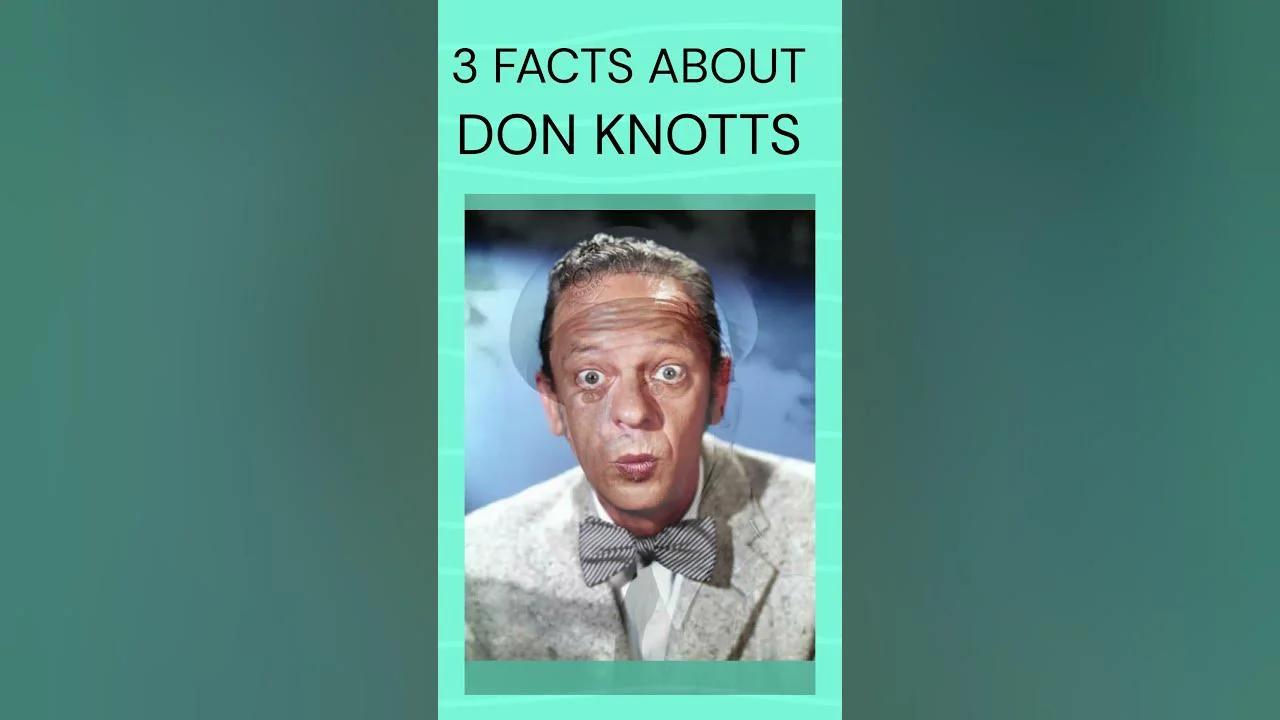Don Knotts Uncovered: 3 Surprising Facts About the Comedy Legend