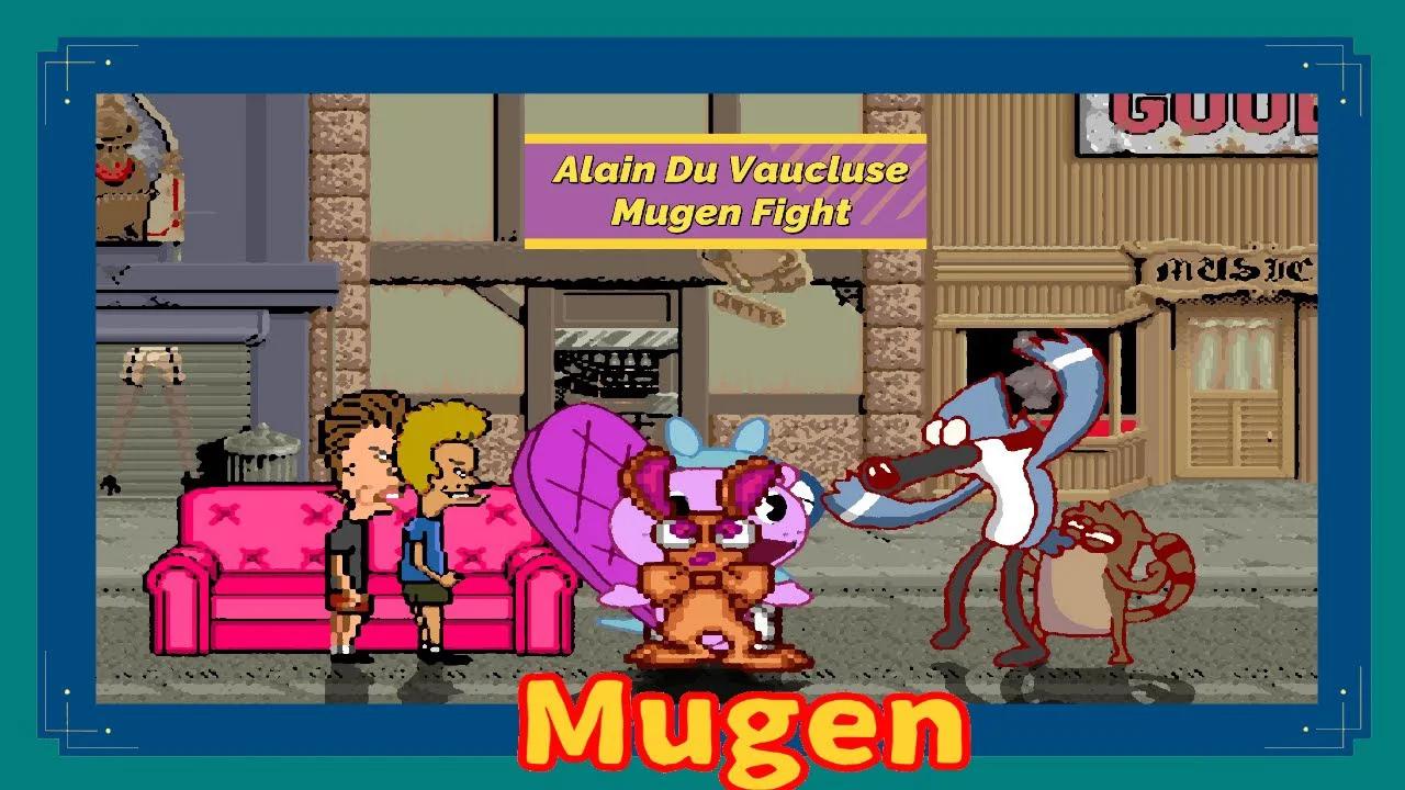 Mugen : Beavis, Butthead, Ren & Stimpy Vs Mordecai, Rigby, Toothy ...