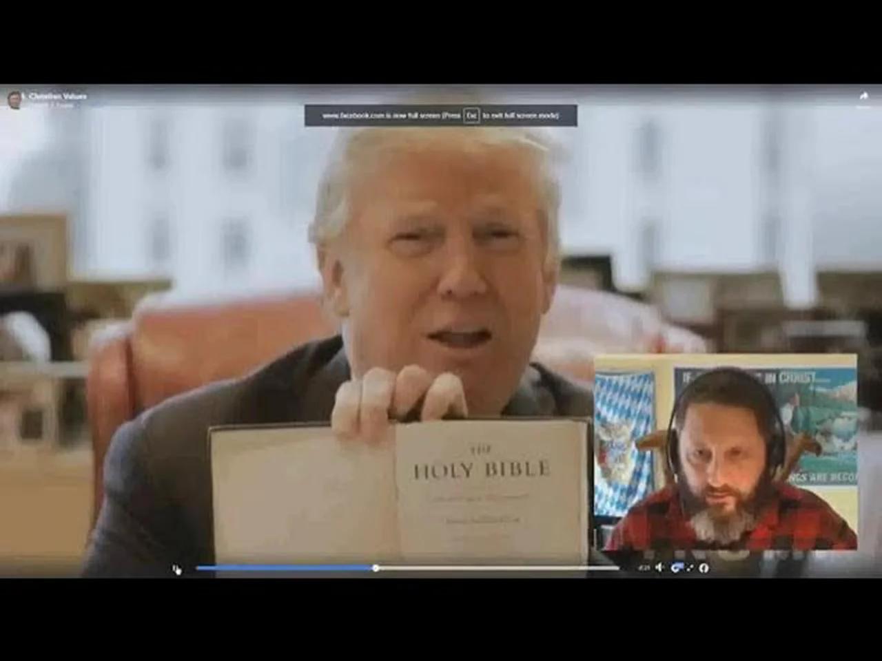 Robert Breaker Gets Excited Because Trump Holds Up A RSV Bryan Denlinger