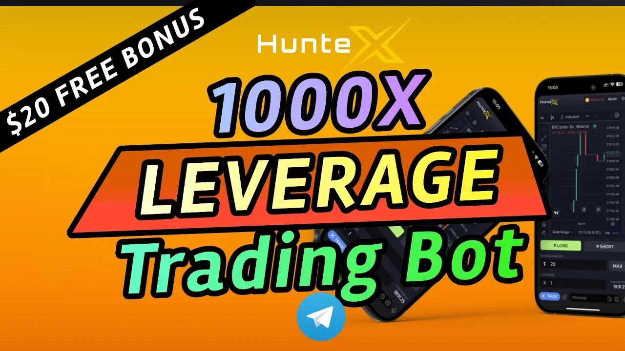 HunteX Telegram Trading Bot with 1000x LEVERAGE 🚀🚀🚀