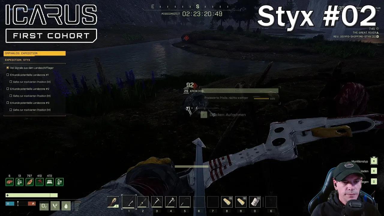 Icarus Styx Deutsch #02 Omphalos - Expedition | Angriff der Krokodile
