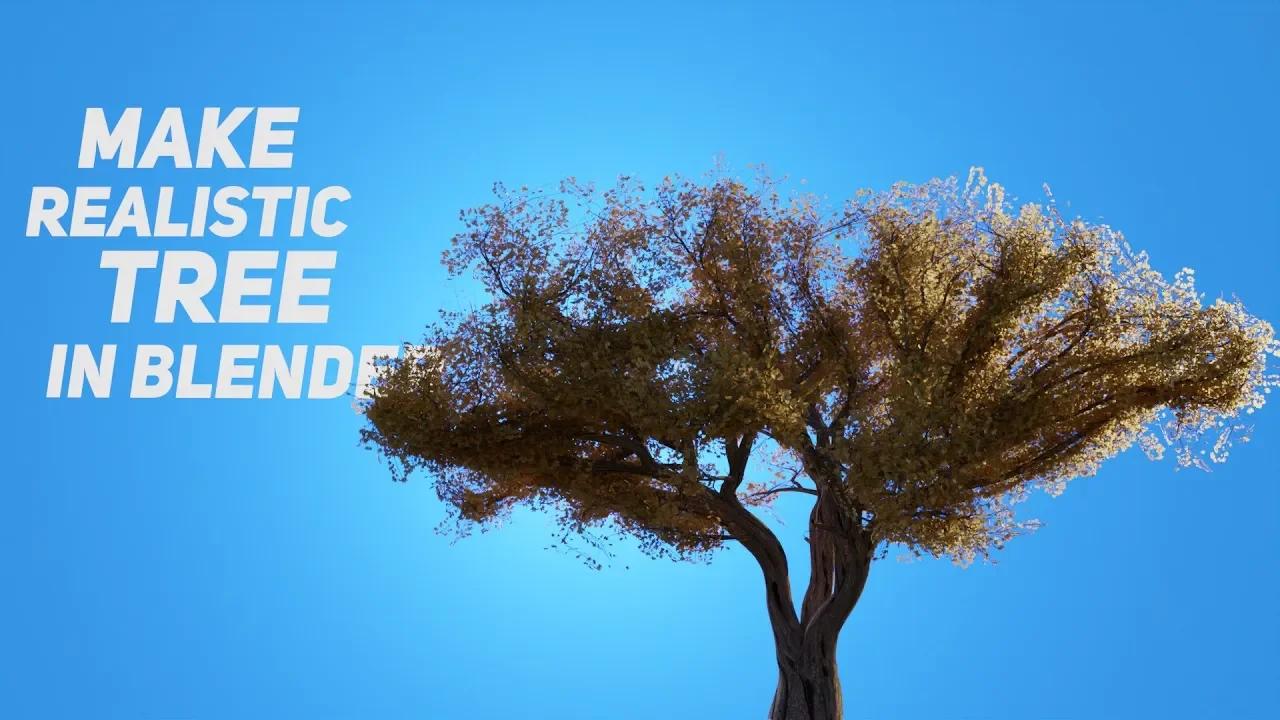 How to Make Realistic Trees in Blender for free (in Hindi)
