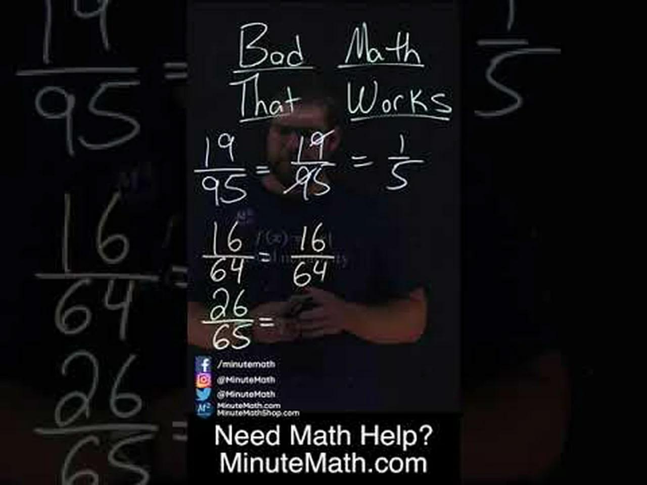 Bad Math That Works | Part 1 | Minute Math