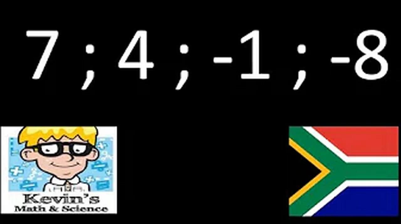 Quadratic Patterns Grade 11 Example