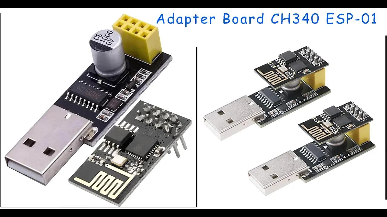 Ch340 Usb To Esp8266 Uart Programmer Adapter For Esp 01 Wifi Modules