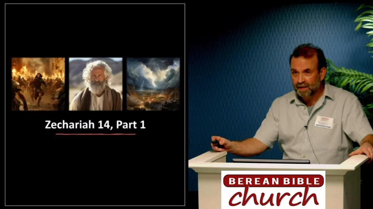 Jesus Splitting the Mount of Olives in the Last Days (Zechariah 14:1-4)