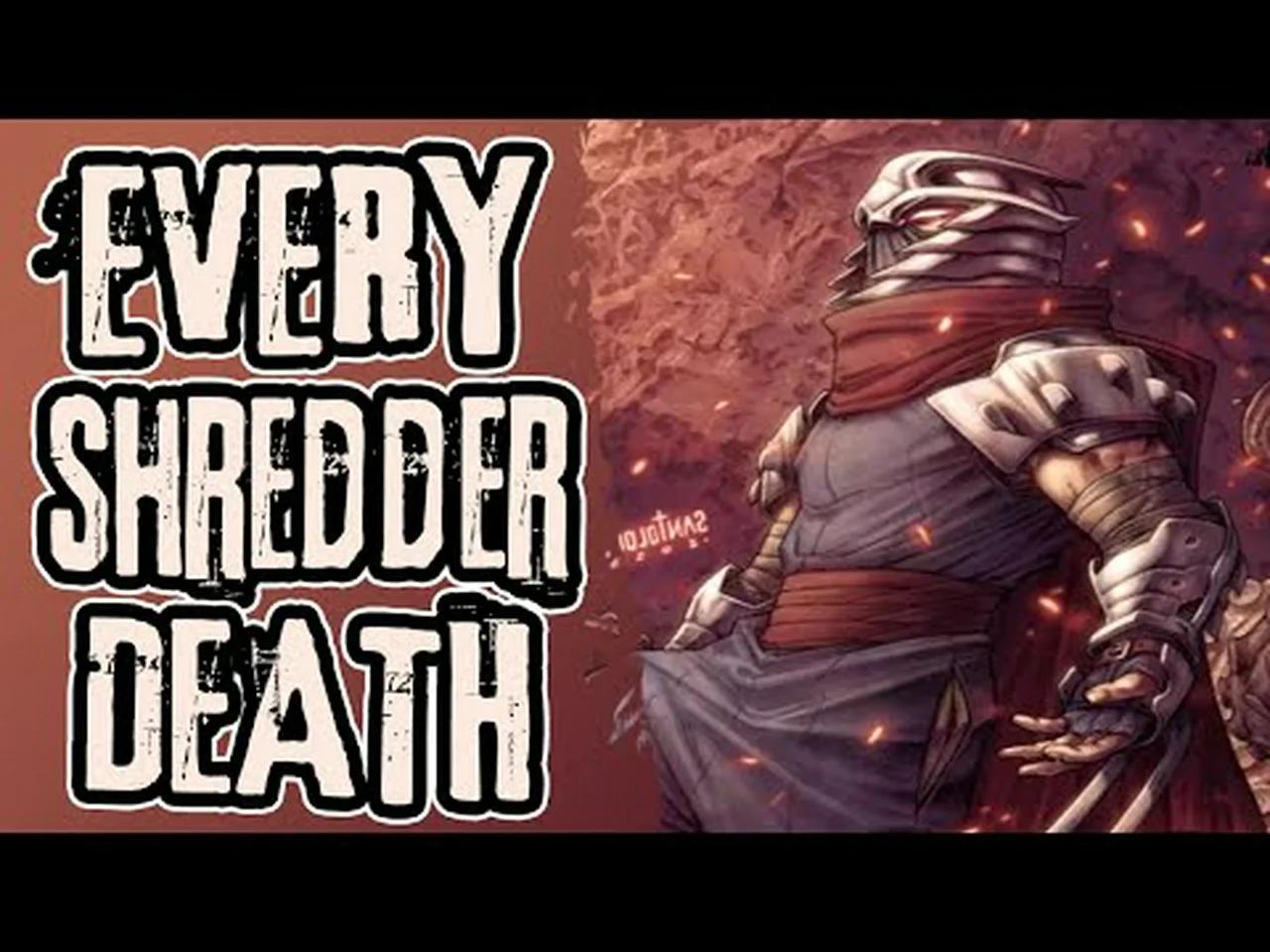Every Time Shredder Died Ninja Turtles | TMNT Death