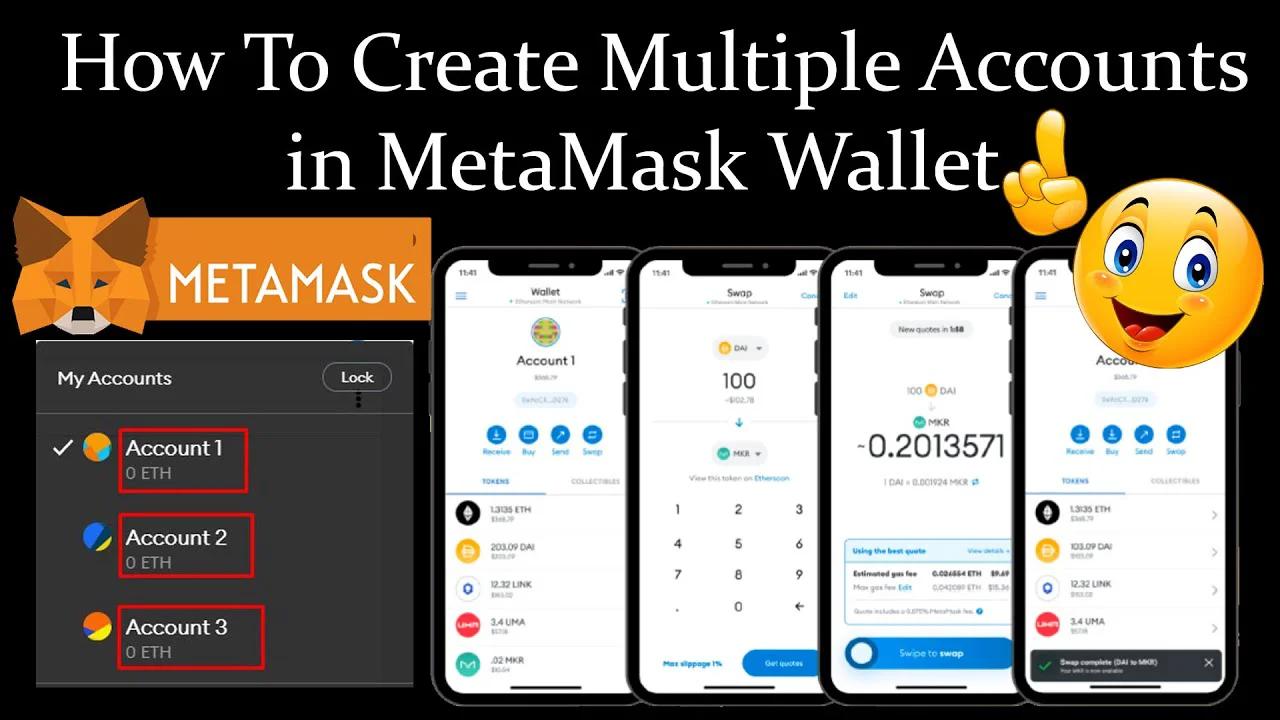 How To Create Multiple Accounts In Matamask Wallet Metamask Tutorial