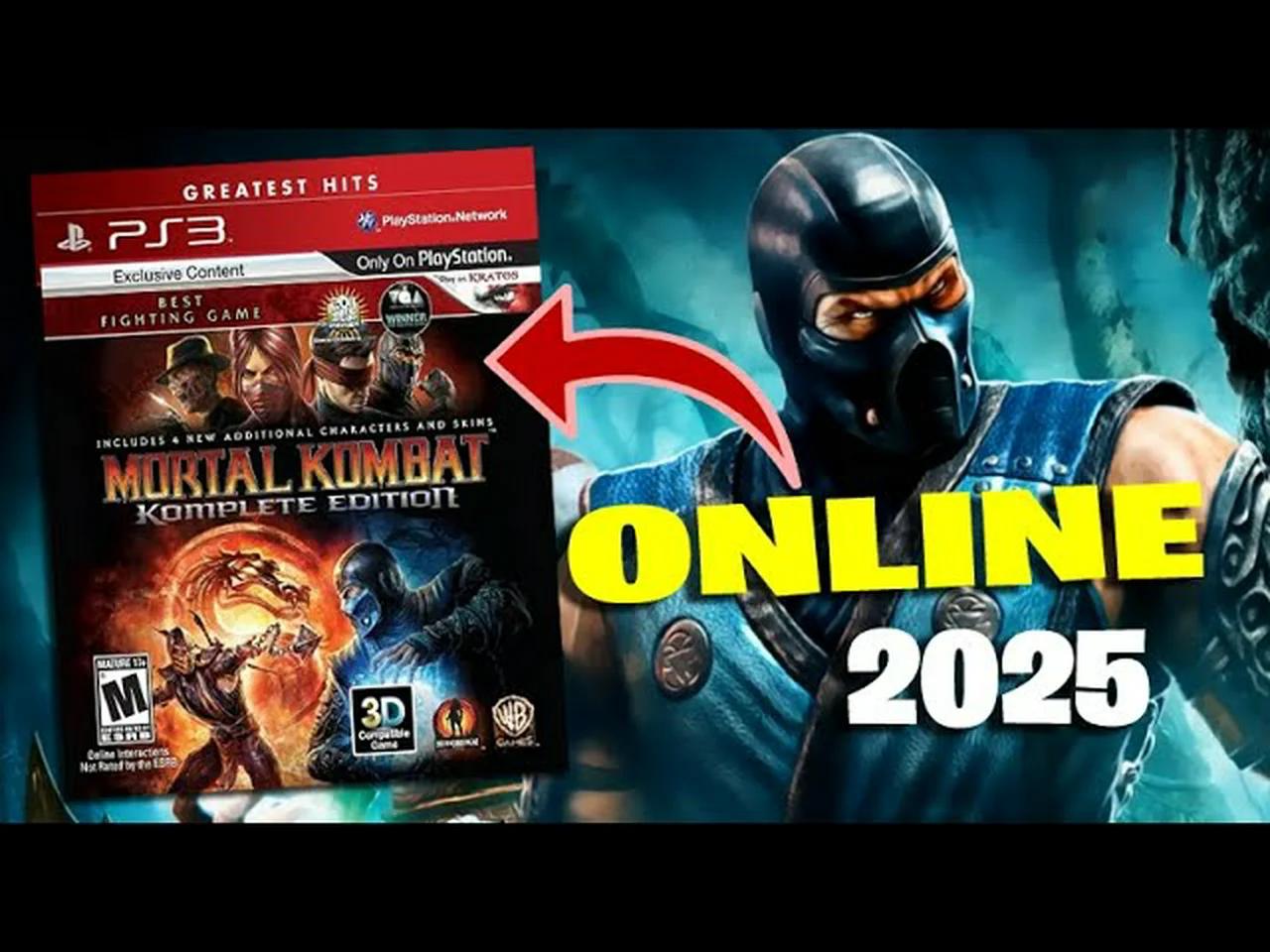MORTAL KOMBAT 9 PS3 Cómo JUGAR ONLINE en 2025 🔥