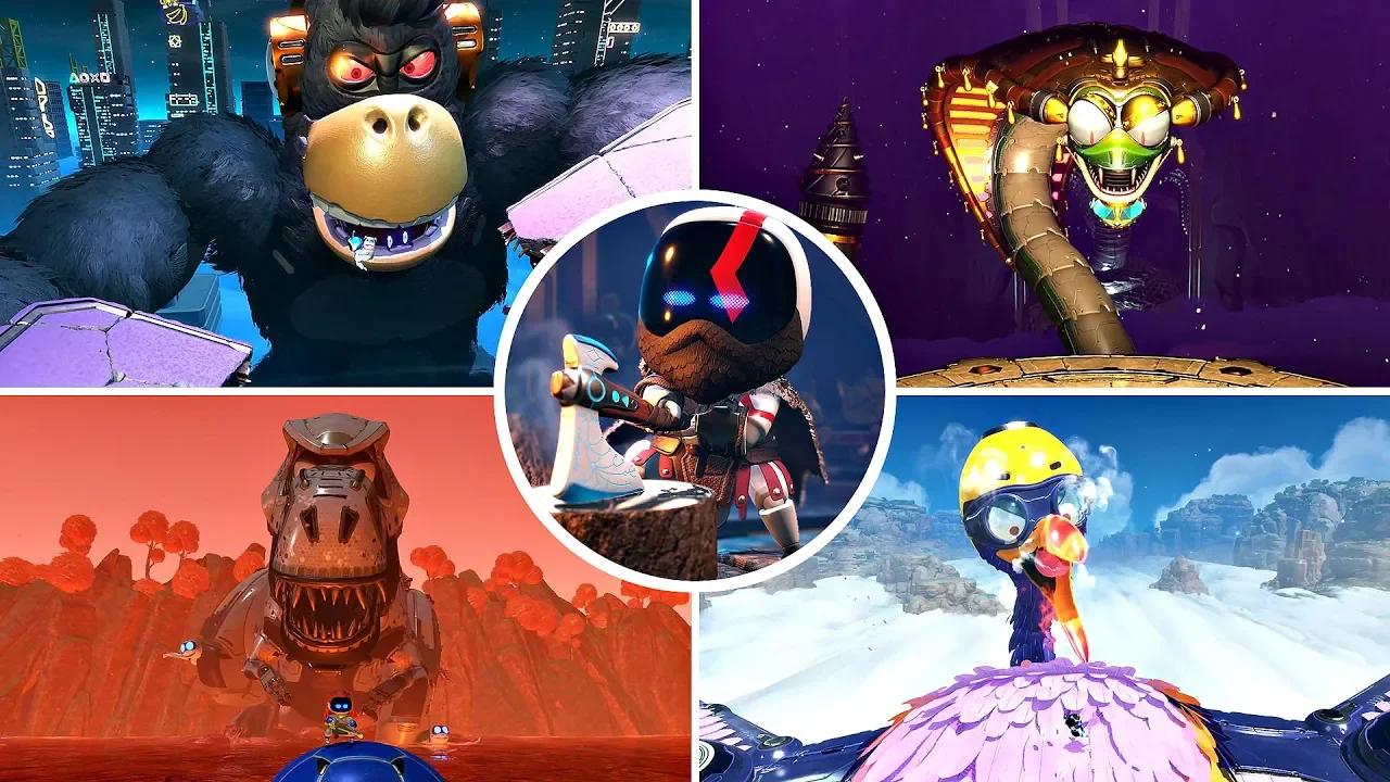 Astro Bot - All Bosses & Ending (All Boss Fights) PS5 Gameplay 4K 60FPS ...