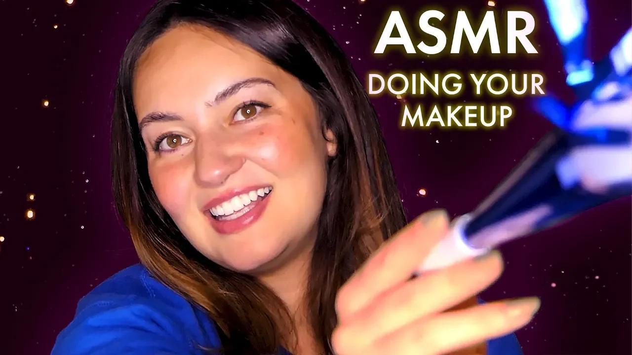 ASMR Anna Does Your Makeup, with Random Objects, Gentle Triggers with Tingly Sounds, Ultra Relaxing