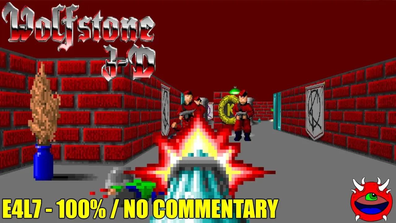 Wolfstone 3D (ECWolf) - E4L7 - 100% No Commentary