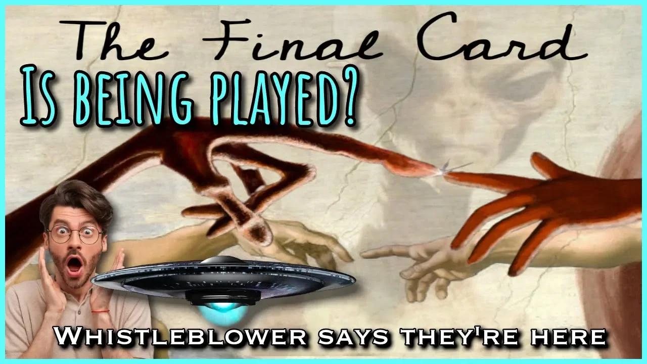 THE FINAL CARD IS BEING PLAYED?