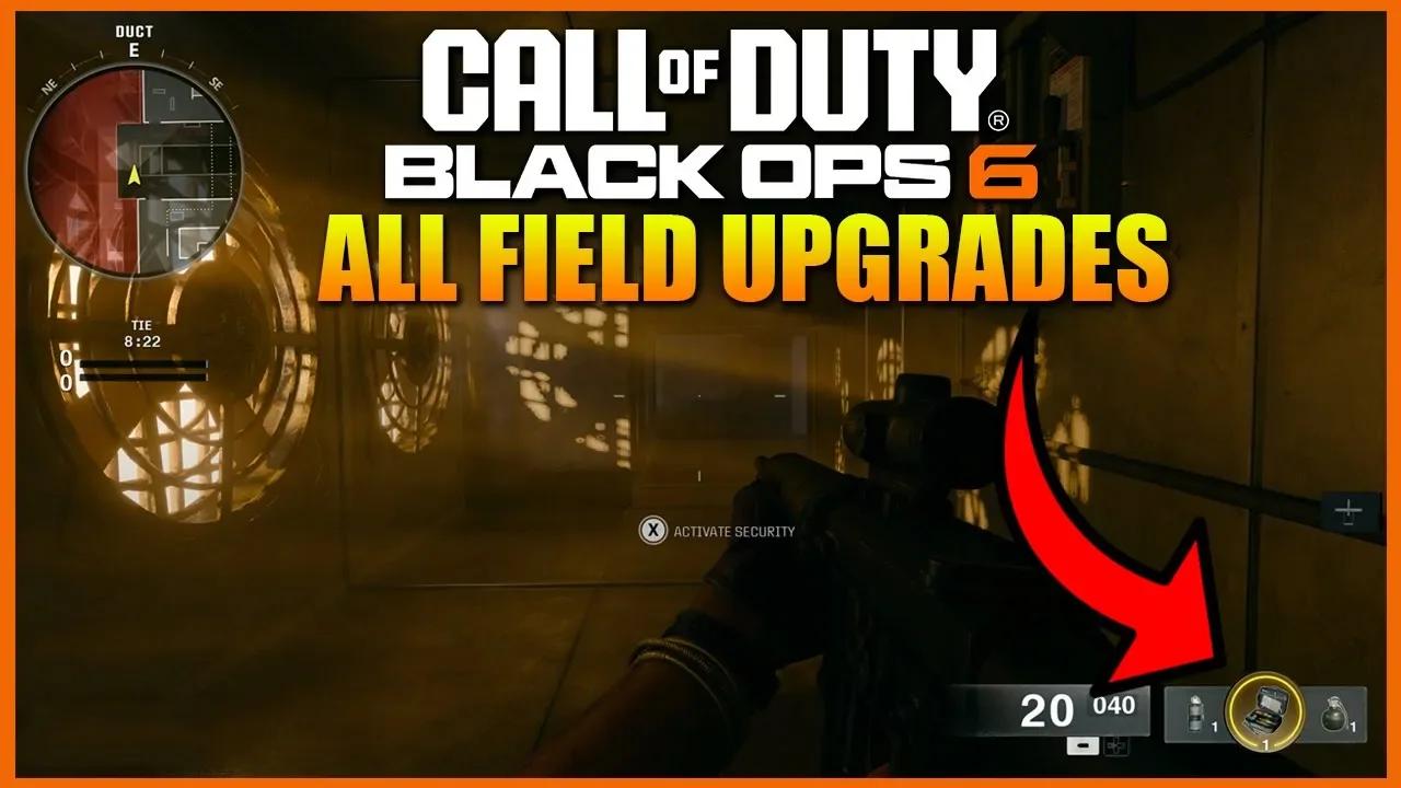 ALL Field Upgrades in Call of Duty: Black Ops 6
