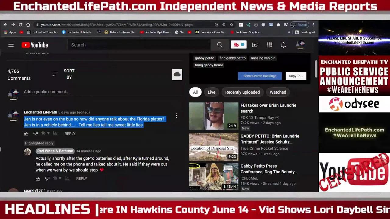 Gabby & Brian Caught Planting Van? Bethune Replies To Enchanted - Dog $hi7