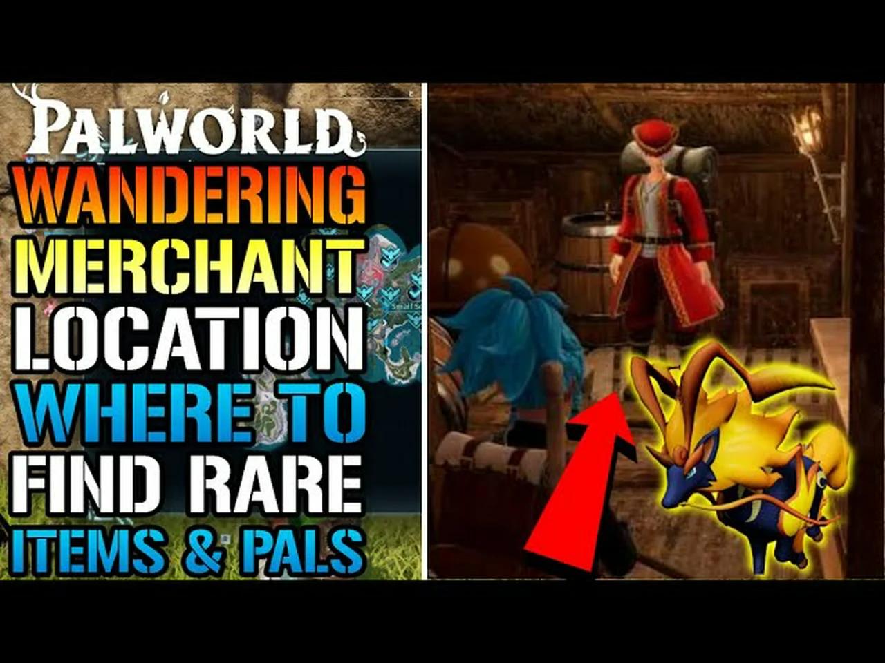 Palworld: Wandering Merchant Location! Where To Find Rare Items & Pals