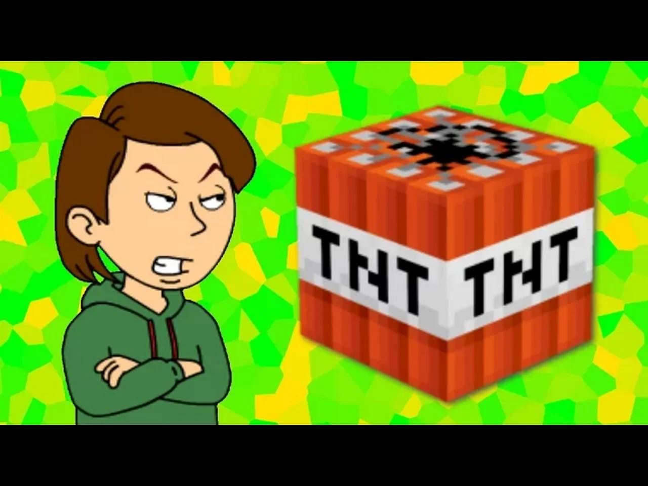 Caillou Destroys His Dads Minecraft World/Grounded