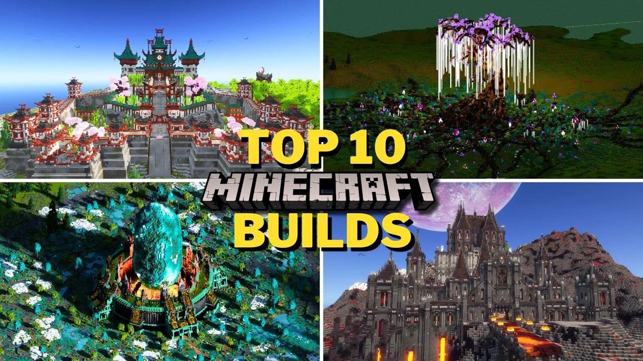 Top 10 Minecraft Builds of 2023!