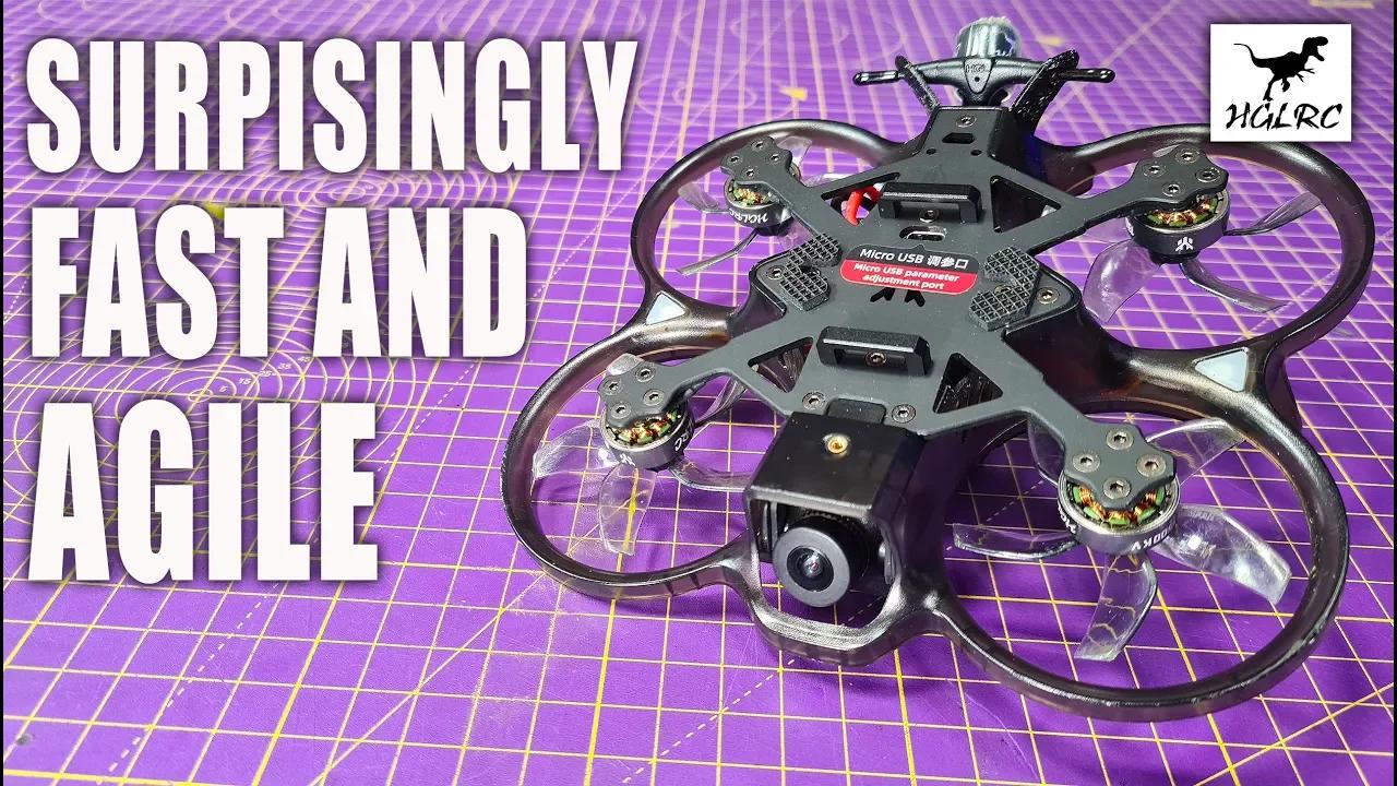 HGLRC Talon - 2-inch Cinewhoop Analog FPV Drone - Review and Flight Footage