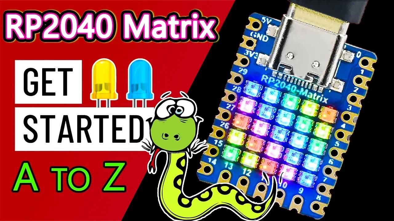 Getting Started With Waveshare Rp2040 Matrix Development Board