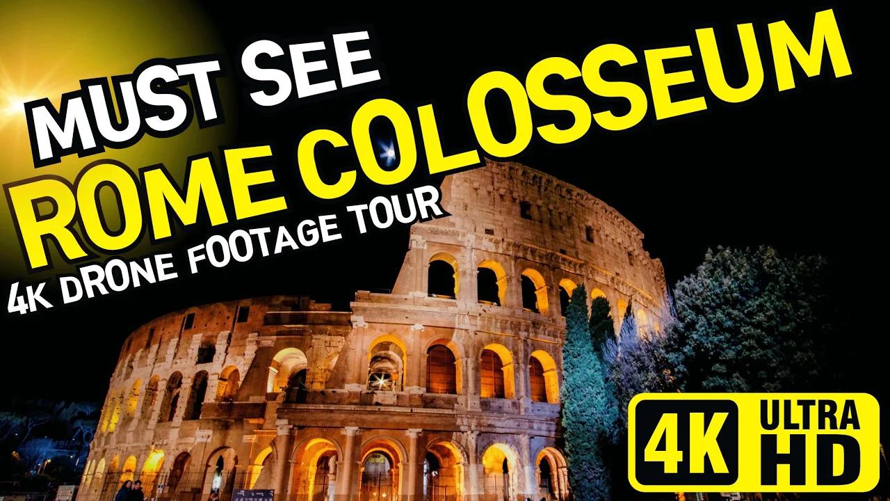 🇮🇹 Rome Colosseum by drone (4K 60fps UHD)