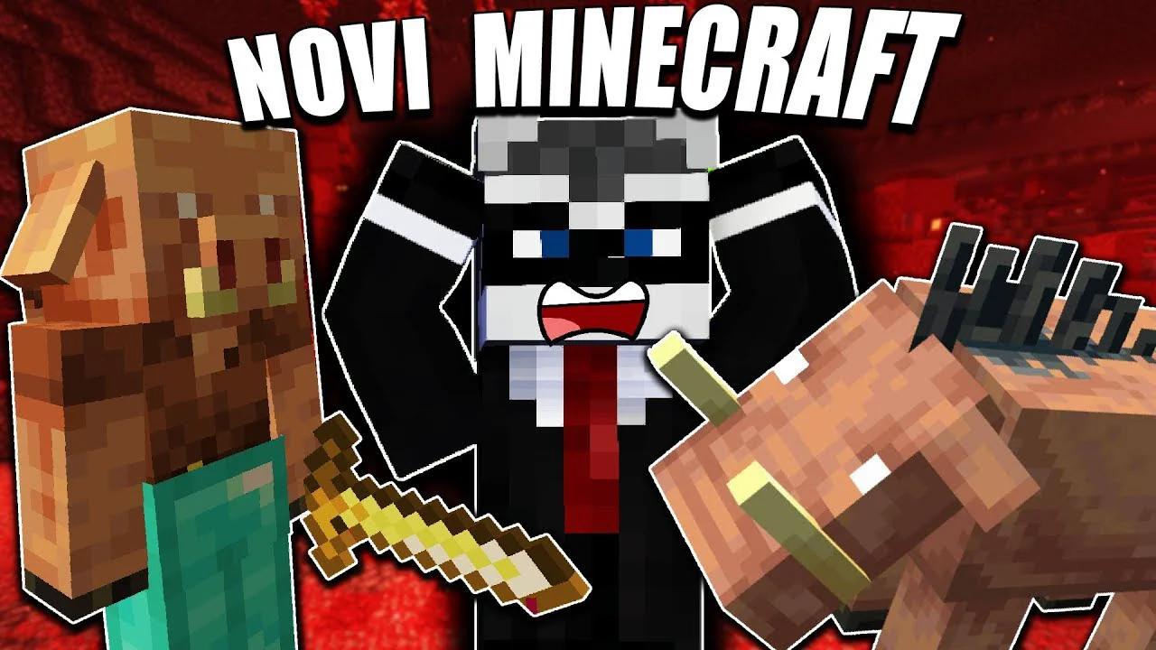 NOVI PRASICI U MINECRAFTU ! | MINECRAFT 1.16