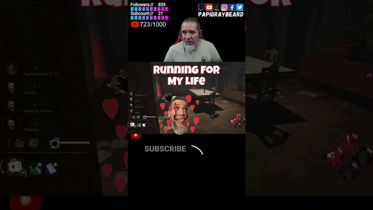 DBD Running For My Life #dbd #shorts #daybydaylight #funnyshorts # ...