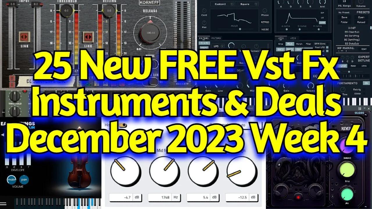 25 New FREE VST Plugins, Vst Instruments, Sample Packs & New Year Deals ...