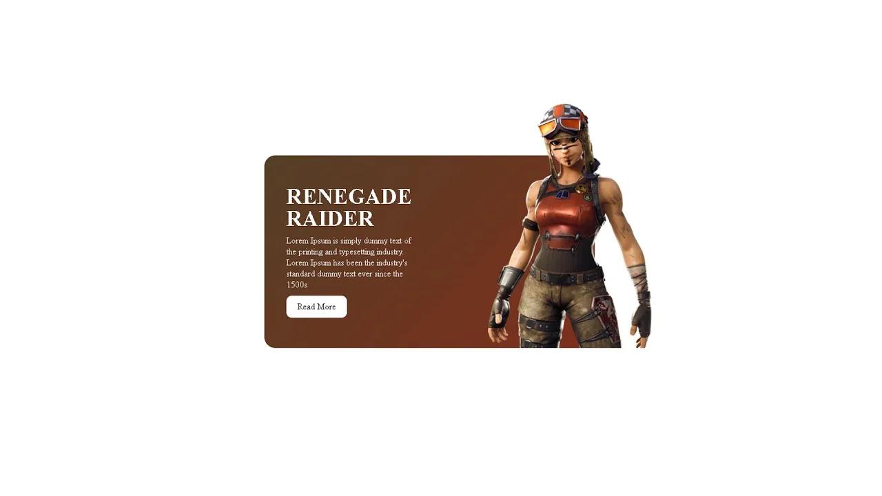 How To Make Responsive Card Hover Model Renegade Raider Html And Css Design Tutorial