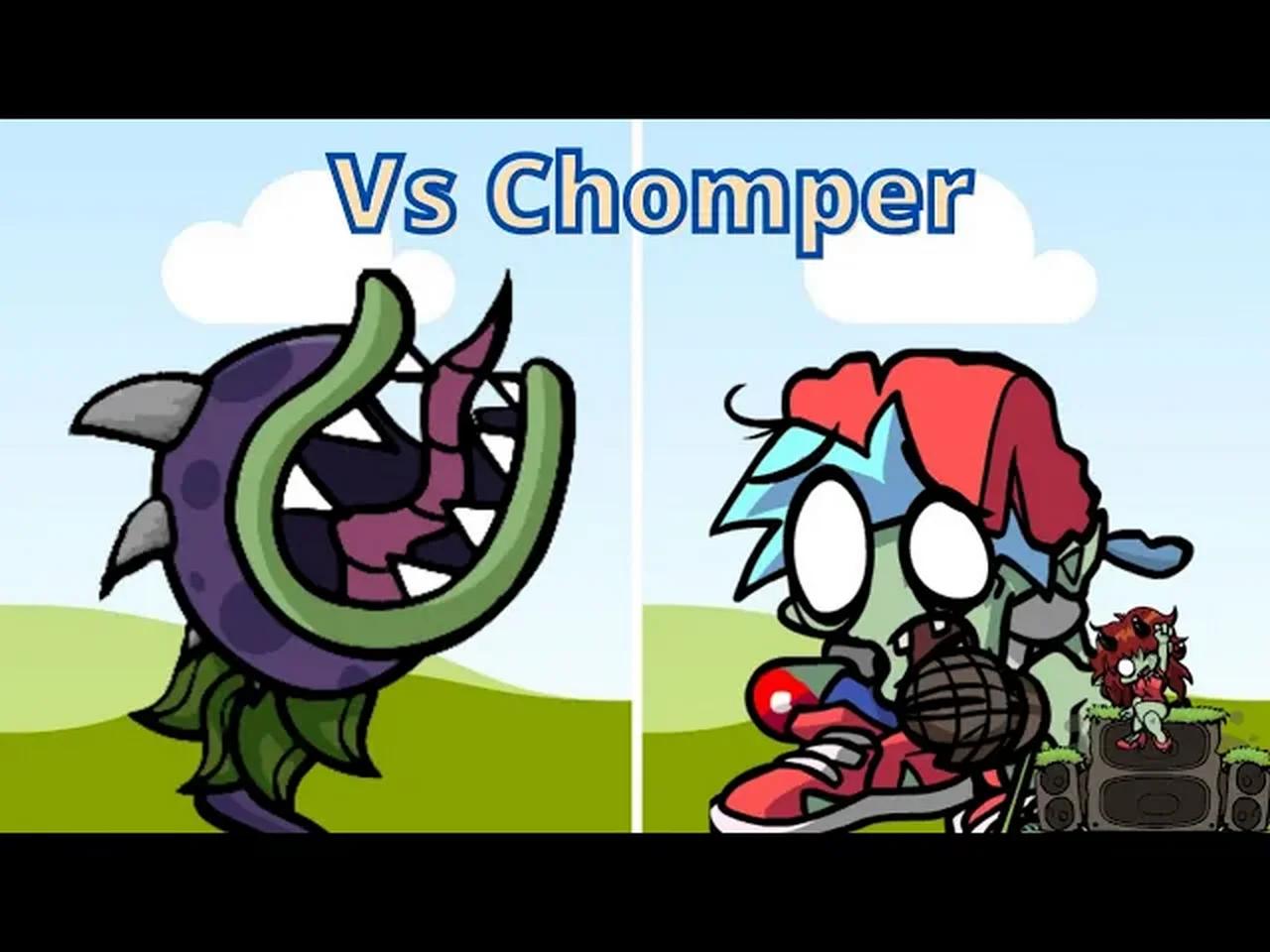 Friday Night Funkin' Chomper VS Rapper Week (FNF Mod/Crazy) (Plants Vs ...