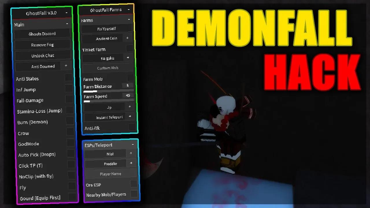 ROBLOX Demonfall Script GUI / HACK [OP EXPLOIT!]