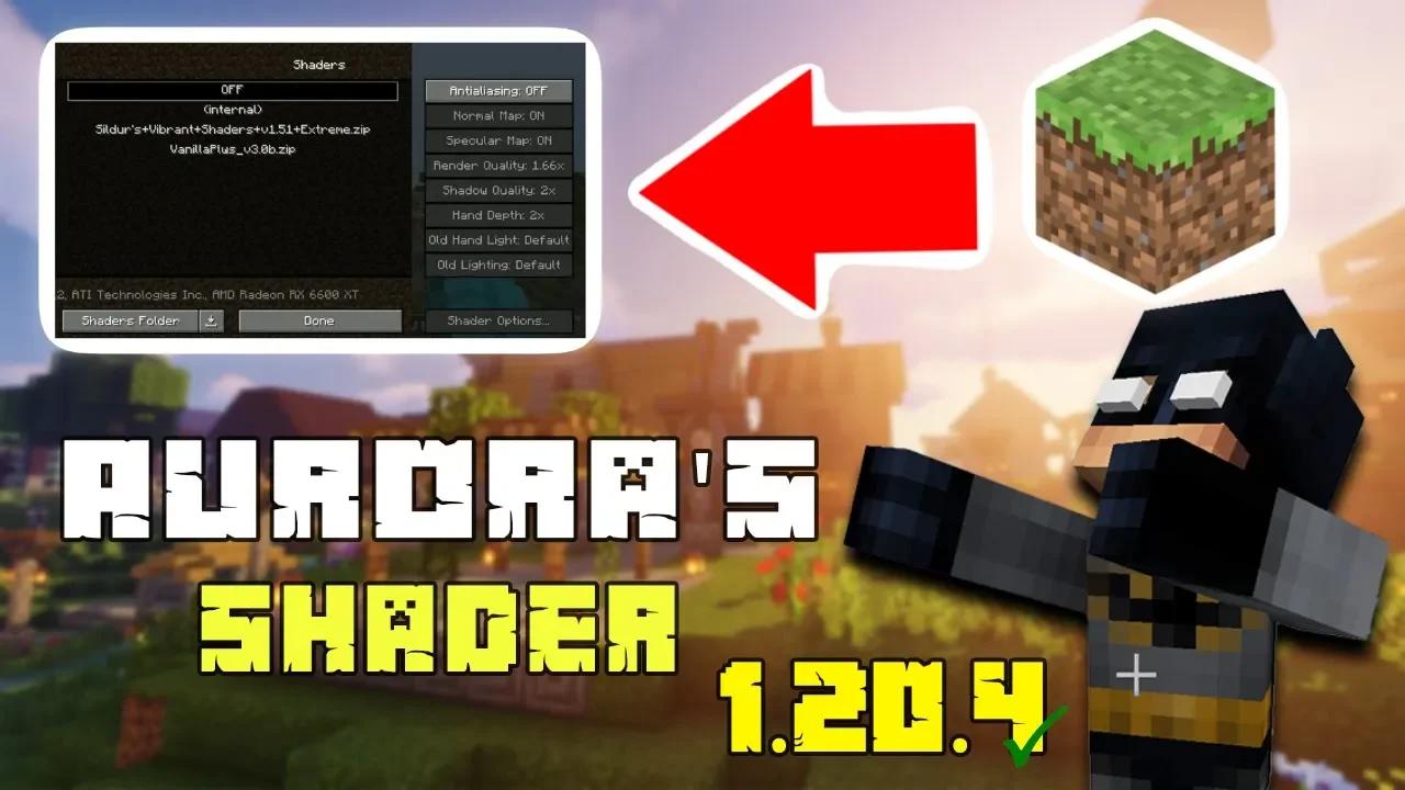 How To Download & Install Aurora's Shader for Minecraft 1.20.4