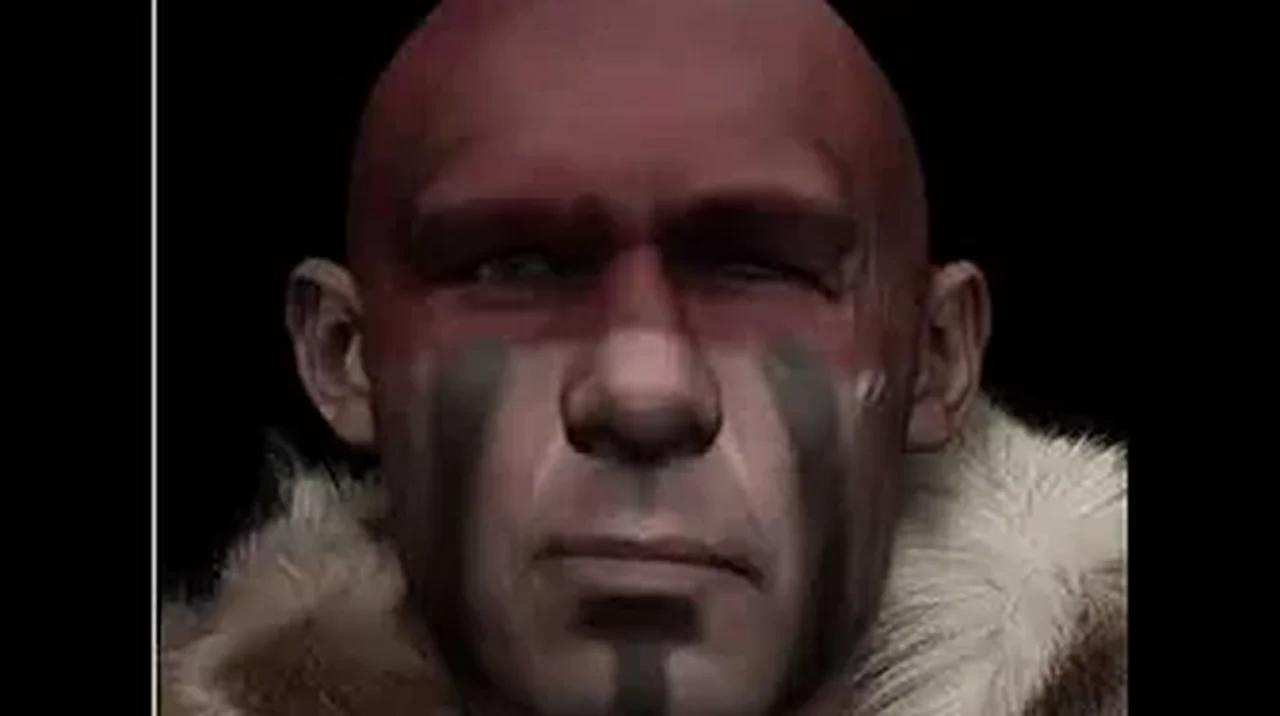 Shanidar 1 Neanderthal reconstruction By Andy Serkis