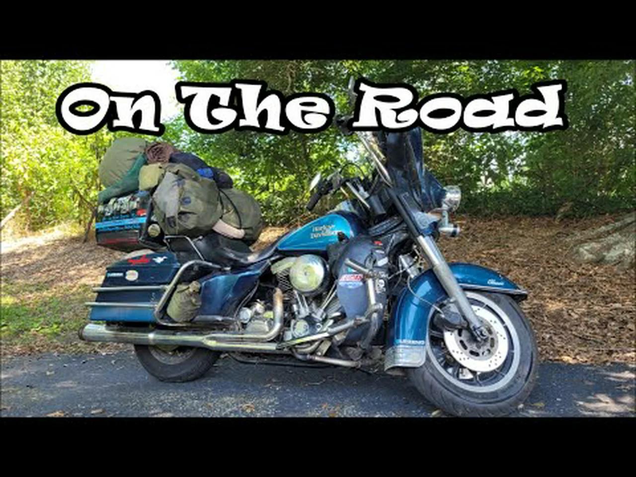 Scooter Tramp Scotty. On The Road.