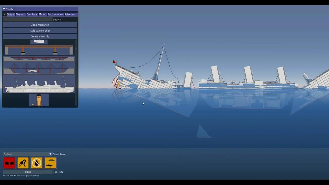 Sinking Simulator - Hard sinking of the Britannic